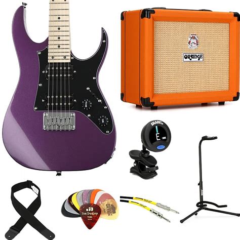 Ibanez Mikro Grgm21m Electric Guitar And Orange Crush 20 Amp Reverb