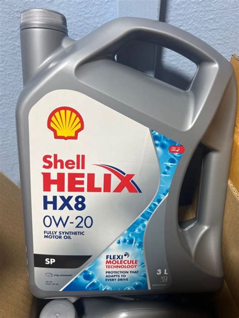 สูตรใหม่ Api Sp น้ำมันเครื่อง รถยนต์เบนซิน เชล Shell Helix Hx8 Fully