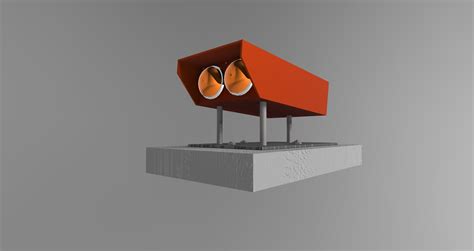 precision approach path indicator lighting free 3d model cgtrader