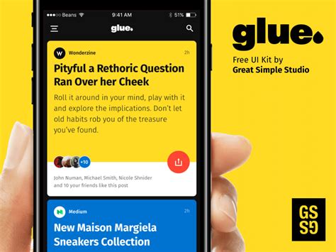 Glue Ui Kit Sketch Freebie Download Free Resource For Sketch Sketch