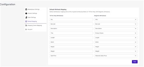 Default Attribute Mapping