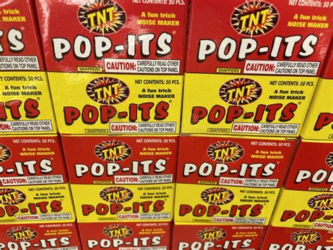 Retail Store Pop Its Fireworks Fun Editorial Stock Image Image Of