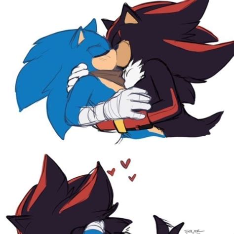 Влипли Sonic And Shadow Sonic X Shadow Fanart Hedgehog Art