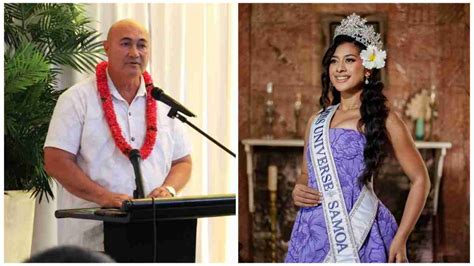 Acting Prime Minister Congratulates Miss Universe Samoa As She Embarks