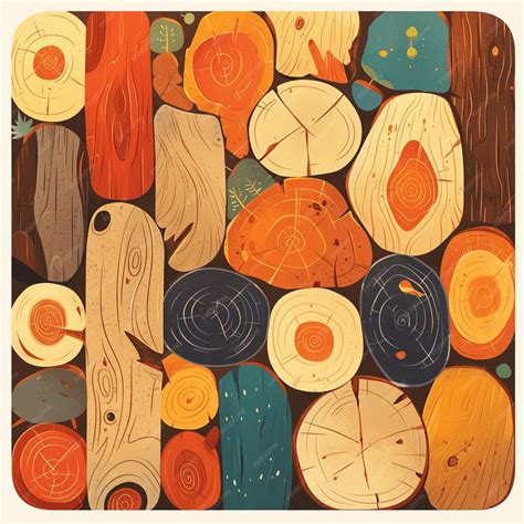 Handcrafted Coasters Sold At A Craft Show Premium Ai Generated Vector