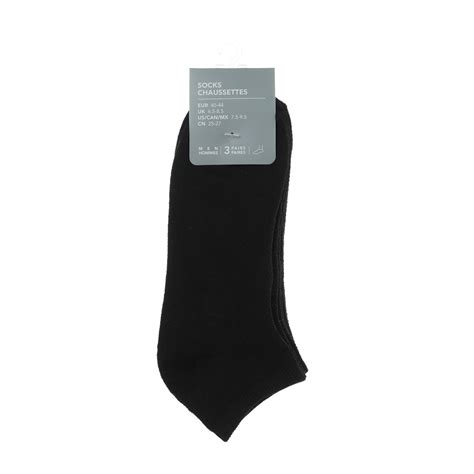 Miniso Breathable Mesh Mens Ankle Socks 3 Pairs Black Shopee