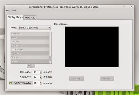 Oesediez Lm17 Xfce Screensaver And Locking