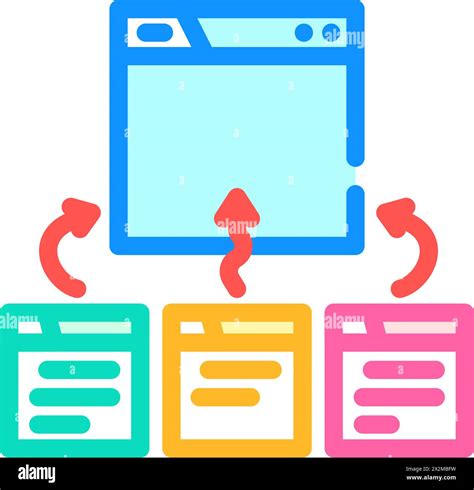 canonical tag seo color icon vector illustration stock vector image and art alamy