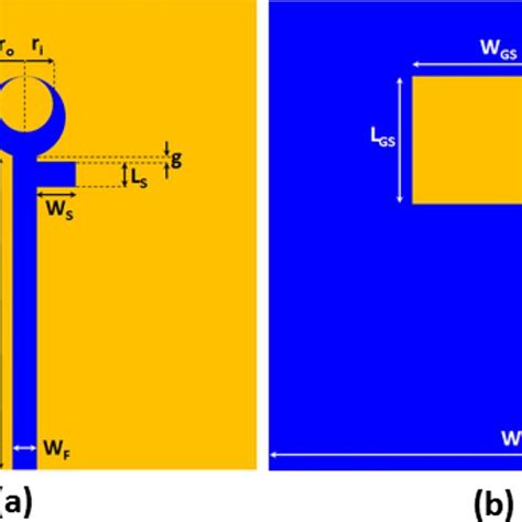 The Millimeter Wave Antenna Configuration A Top View B Bottom View