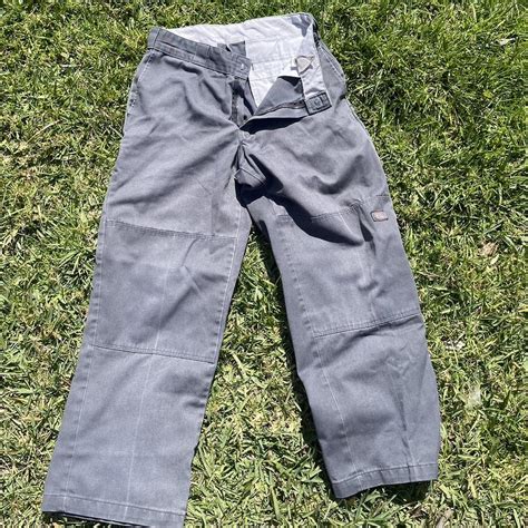 Vintage Light Grey Dickies Depop