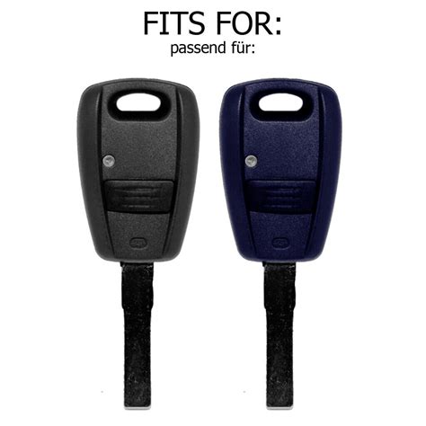 2x Schlüssel Hülle Silikon Cover Grün für FIAT Panda Brava Bravo Punto