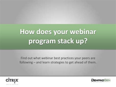 Winning Webinar Strategies Pptx