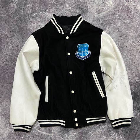 Jaket Varsity Univ Jacket Varsity Second Varsity Univ Leather On Carousell