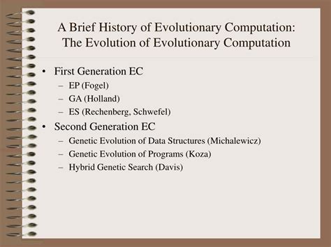 Ppt Introduction To Evolutionary Computation Powerpoint Presentation Id4355579