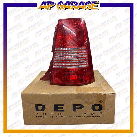 ORIGINAL DEPO TAIWAN Kia Picanto 2004 Rear Back Tail Lamp Lampu Belakang Driver Right Side