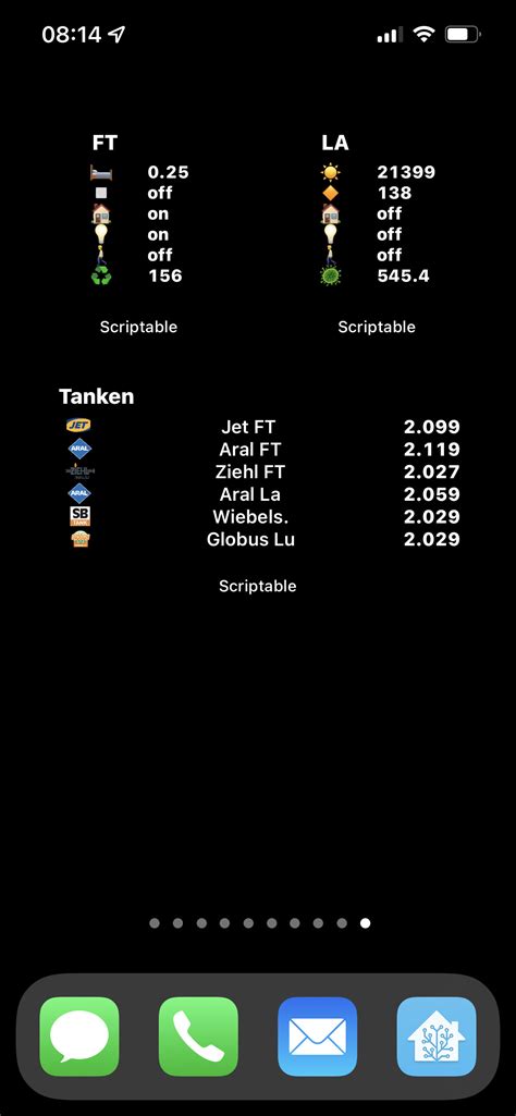 Ios Widget For Home Assistant Via Scriptable Home Assistant Companion