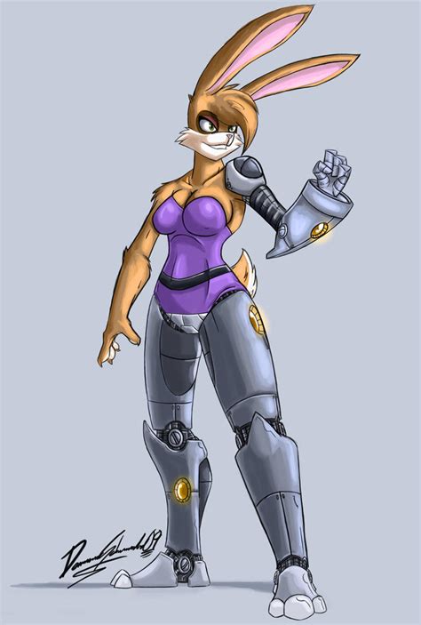 Bunnie Rabbot By Duaxer On Deviantart