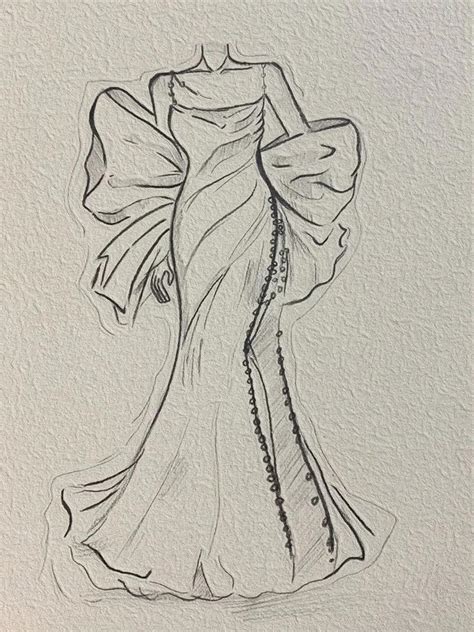 裙子简笔画 晚礼服简单（汇总13张）简笔画图片大全
