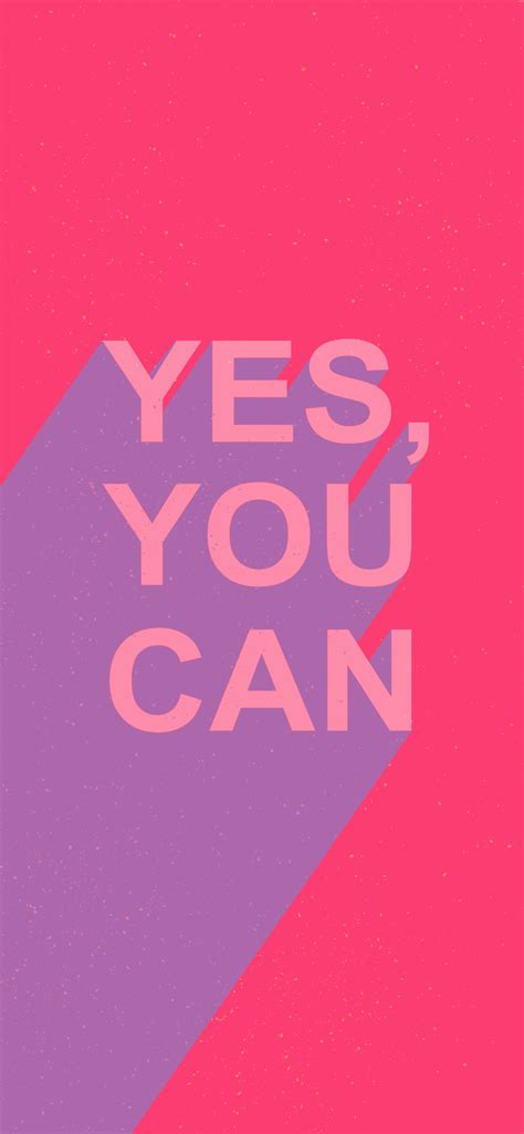 Yes You Can Wallpapers Motivation Wallpaper For IPhone Free