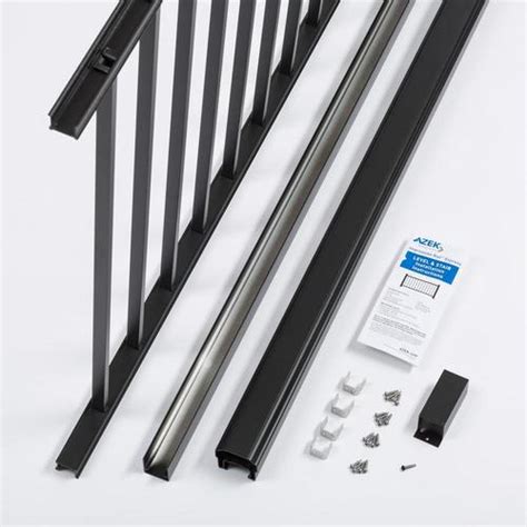 Timbertech Assembled 8 Ft X 3 Ft Imression Rail Express Black