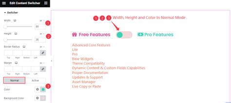 How To Use Content Switcher Widget