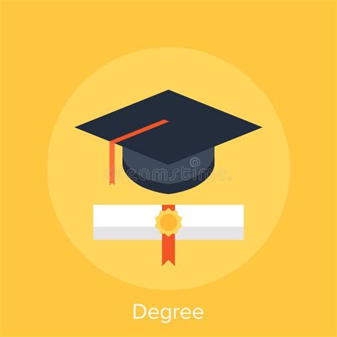Degree Vector Illustration Concept Stock Vector Illustration Of