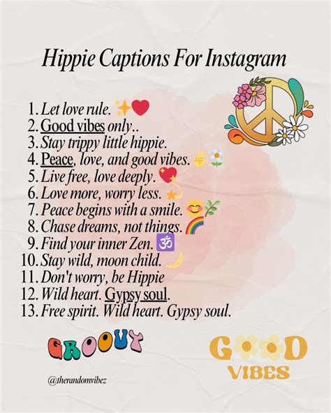 Hippie Quotes And Sayings To Inspire Peace Love And Life The Random Vibez