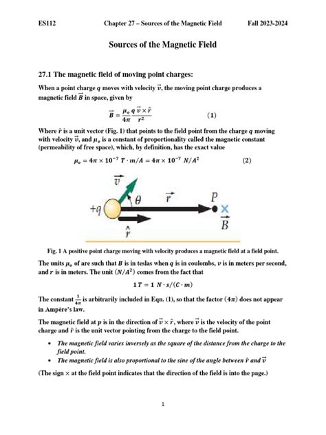 Chapter 27 Sources Of The Magnetic Field Pdf Ferromagnetism