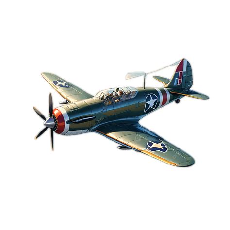 Freedom S Flight A Wwii Fighter Plane Soaring Over The Pacific Wwii