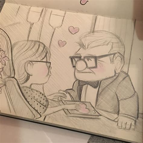Cute Disney Love Drawing
