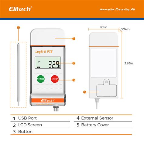 Elitech Loget Pte Dry Ice Data Logger Cold Chain Storage And Transportation Vegabazaar