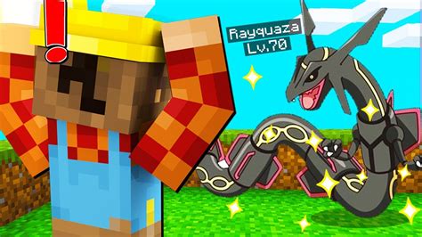 Ho Catturato Rayquaza Shiny Nella Pixelmon Su Minecraft Youtube