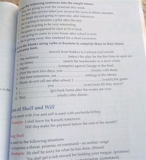 They Following Sentences Into The Simple StudyX