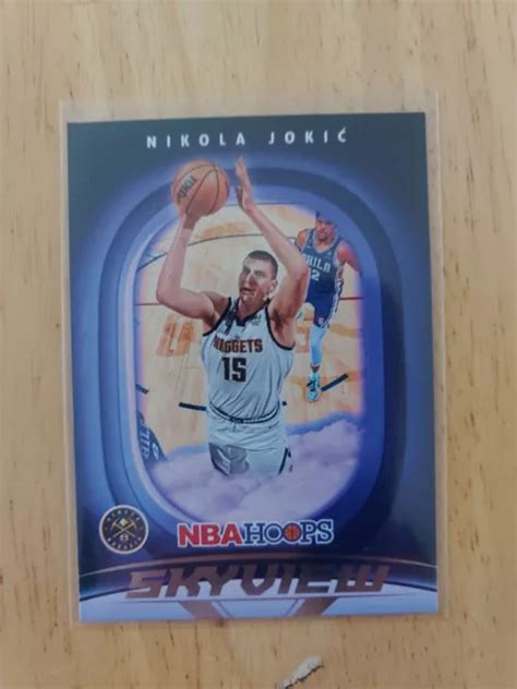2023 24 Panini Nba Hoops Skyview 19 Nikola Jokić Eur 023 Picclick Fr