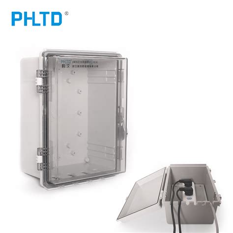 110 170 220mm IP66 ABS PC Hinged Plastic Enclosure Waterproof Power Electrical Junction Box