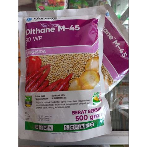 Jual Fungisida Kontak DITHANE M 45 80WP 500 Gram Mankozeb Shopee