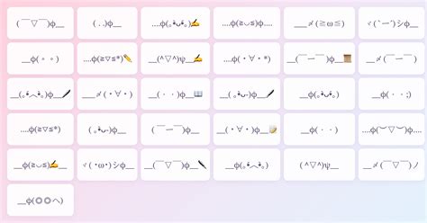 Write Kaomoji And Emoticons