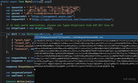 How To Get Access Token For Azure REST APIs In NET Edi Wang