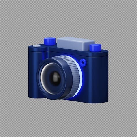 Premium Psd 3d Illustration Of Camera Lens