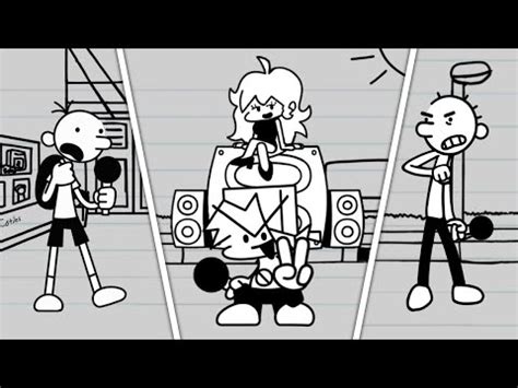 Wimpy but in 90s FNF Diary of a Wimpy Kid Demo Mod Видео