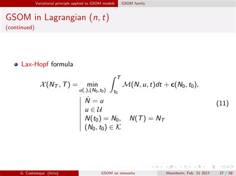 Second Order Traffic Flow Models On Networks Ppt