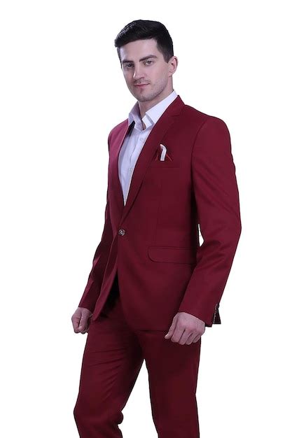 Premium Photo Men Slim Fit Single Breasted Suit
