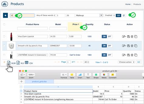 Data Lists Export Excel Xlxs Xls Csv Filters Support Flagon