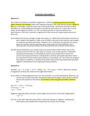Assignment Econometrics Pdf ECON ASSIGNMENT Question I In Order To Conduct A