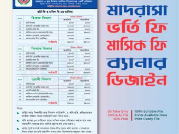 মদরস পরচত Madrasah Prospectus Shorif Art