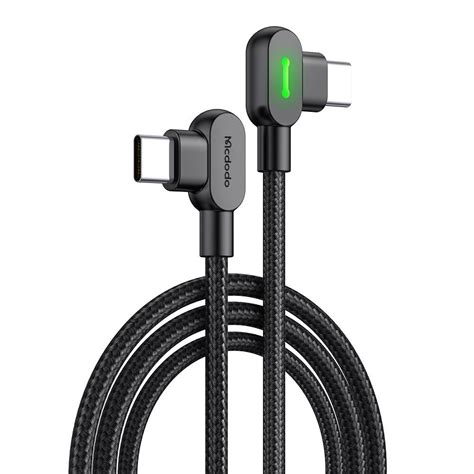 Mcdodo Usb C Fast Charging Cable 90 Degree Bend 60w Type C Braided