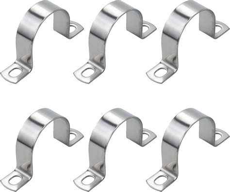 fascette stringitubo a U pesanti Ø mm in acciaio inox per tubo Amazon it Fai da te