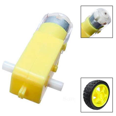 Motor Dc Con Caja Reductora Y Rueda Robot Movil Arduino Pic 5 990 En Mercado Libre