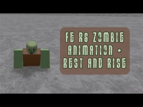 FE R6 ZOMBIE ANIMATION SCRIPT PASTEBIN YouTube