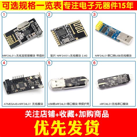 Nrf24l01无线发射接收模块24g数传收发通信模块改进功率加强版虎窝淘